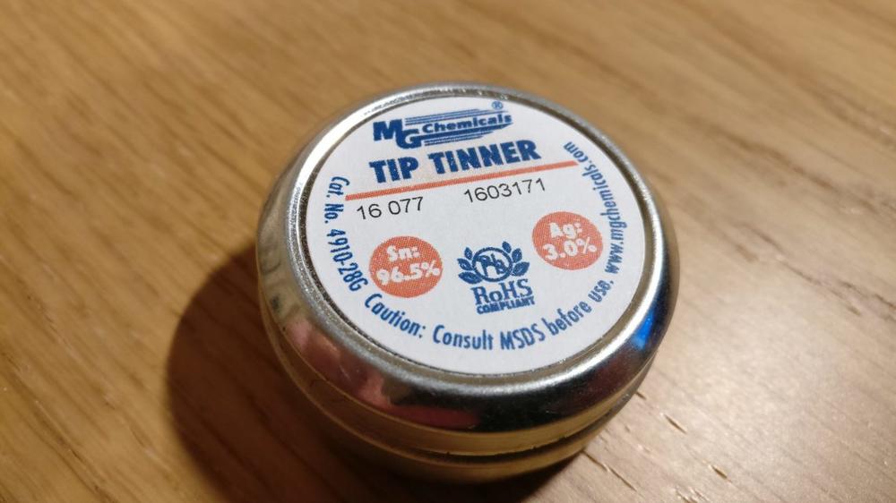 Removing a Soldering Iron Tip Tinner Tin Lid